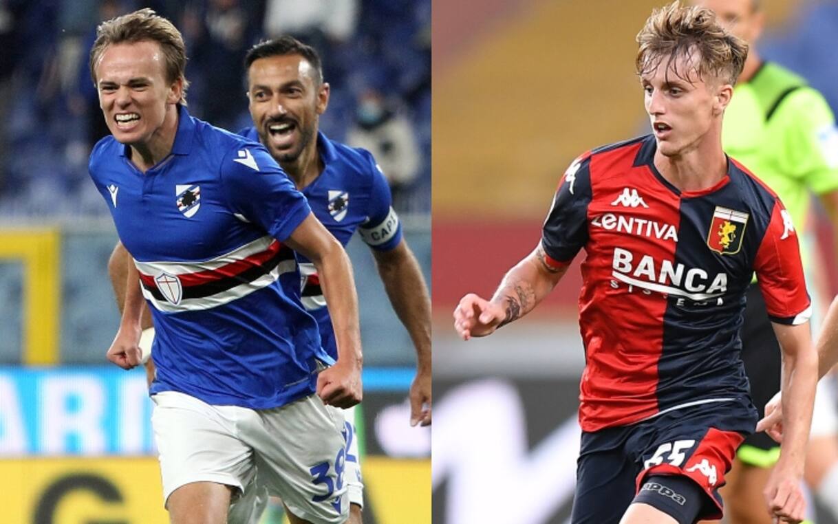Sampdoria Genoa, il derby dei giovani. Damsgaard: 'Pronto a esame ...