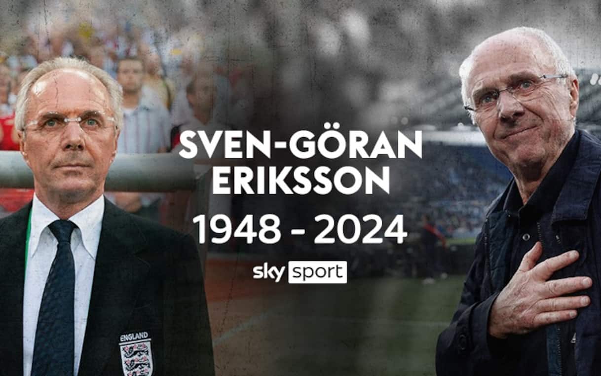 Sven Goran Eriksson è morto, l'ex allenatore della Lazio aveva 76 anni ...