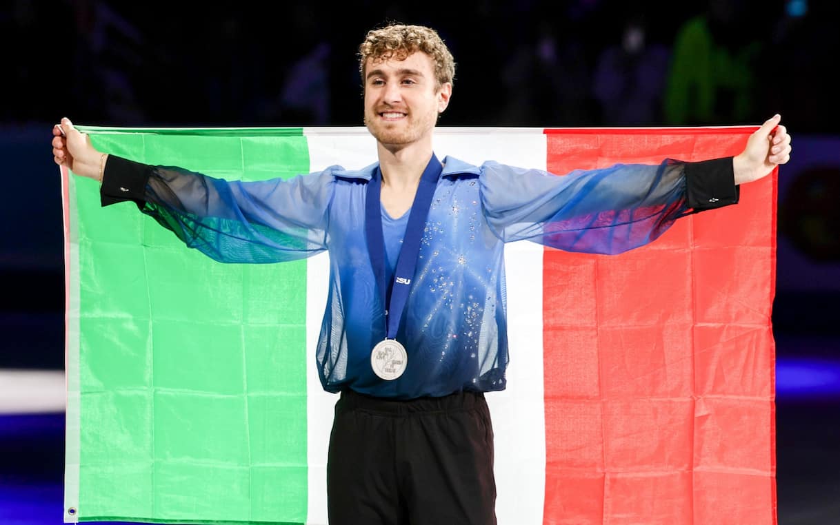 Pattinaggio di figura, Matteo Rizzo argento agli Europei | Sky Sport