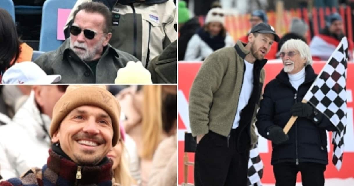 Arnold Schwarzenegger, Ibrahimovic e Vettel: i vip a Kitzbuehel per lo ...