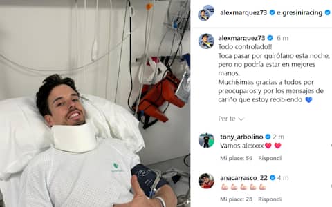 MotoGP, l'incidente di oggi Alex Marquez-Acosta a Barcellona. FOTO ...