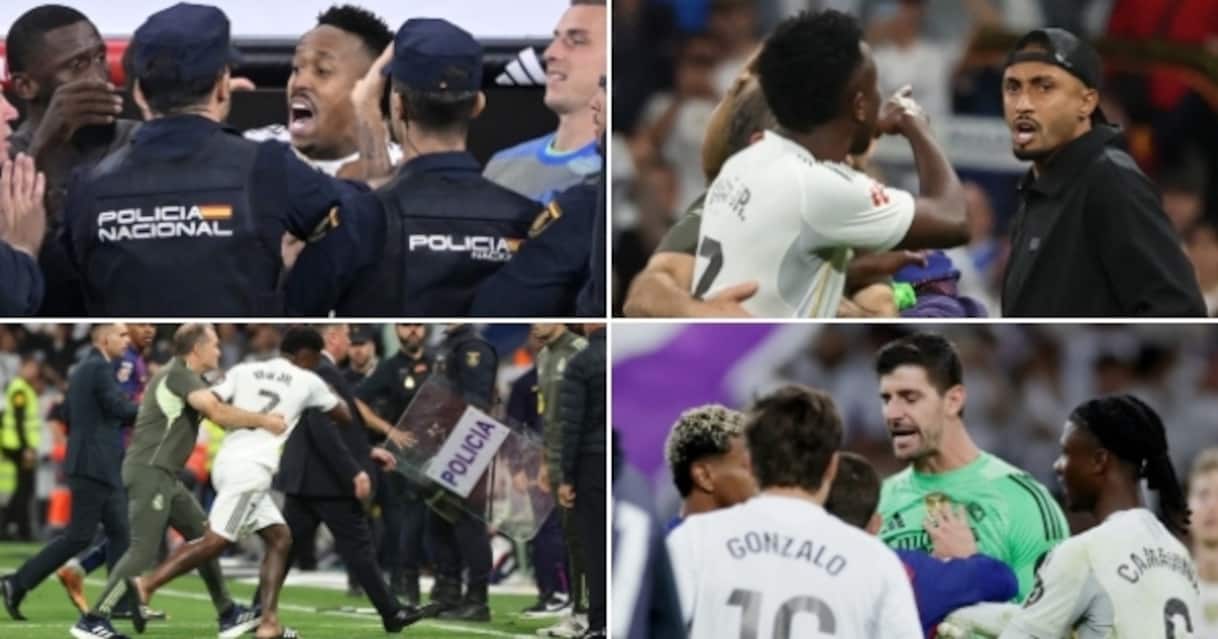 Real Madrid Barcellona, rissa nel finale: la ricostruzione tra un rosso ...
