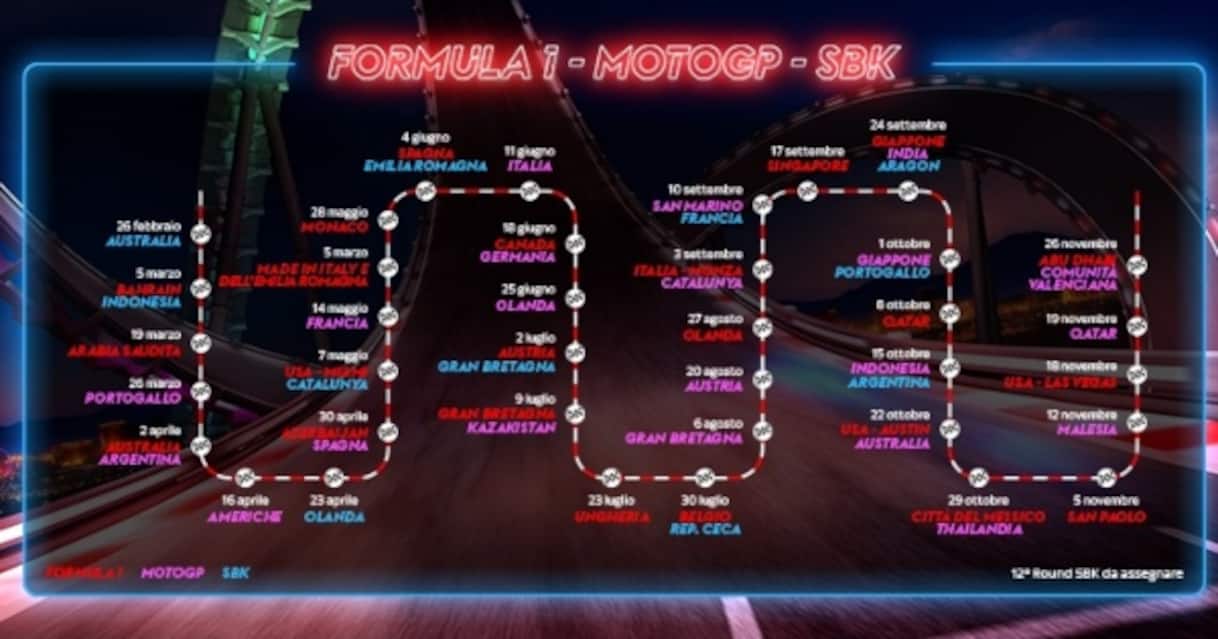 F1 e MotoGp, un weekend di motori su Sky: gli orari | Sky Sport