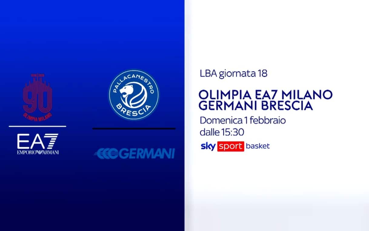 Olimpia Milano-Brescia di Lega Basket: dove vedere la partita in tv e ...