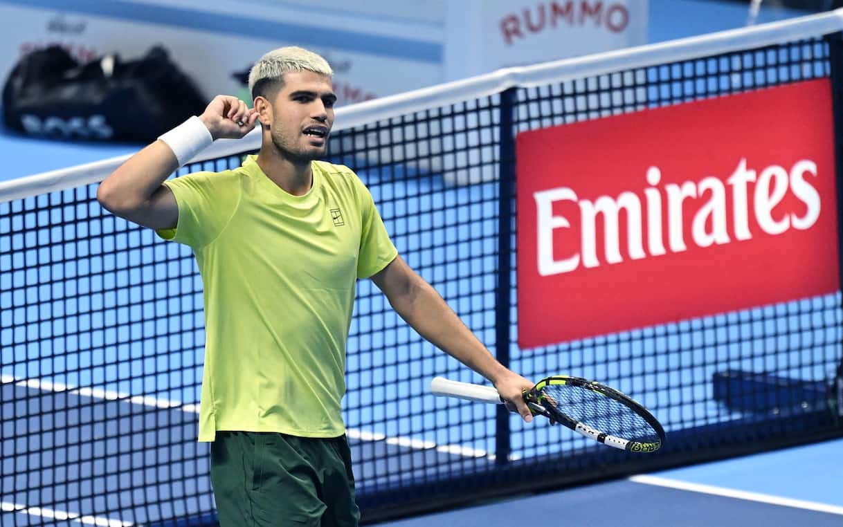 Alcaraz batte Fritz alle Atp Finals 2025, semifinale ipotecata | Sky Sport