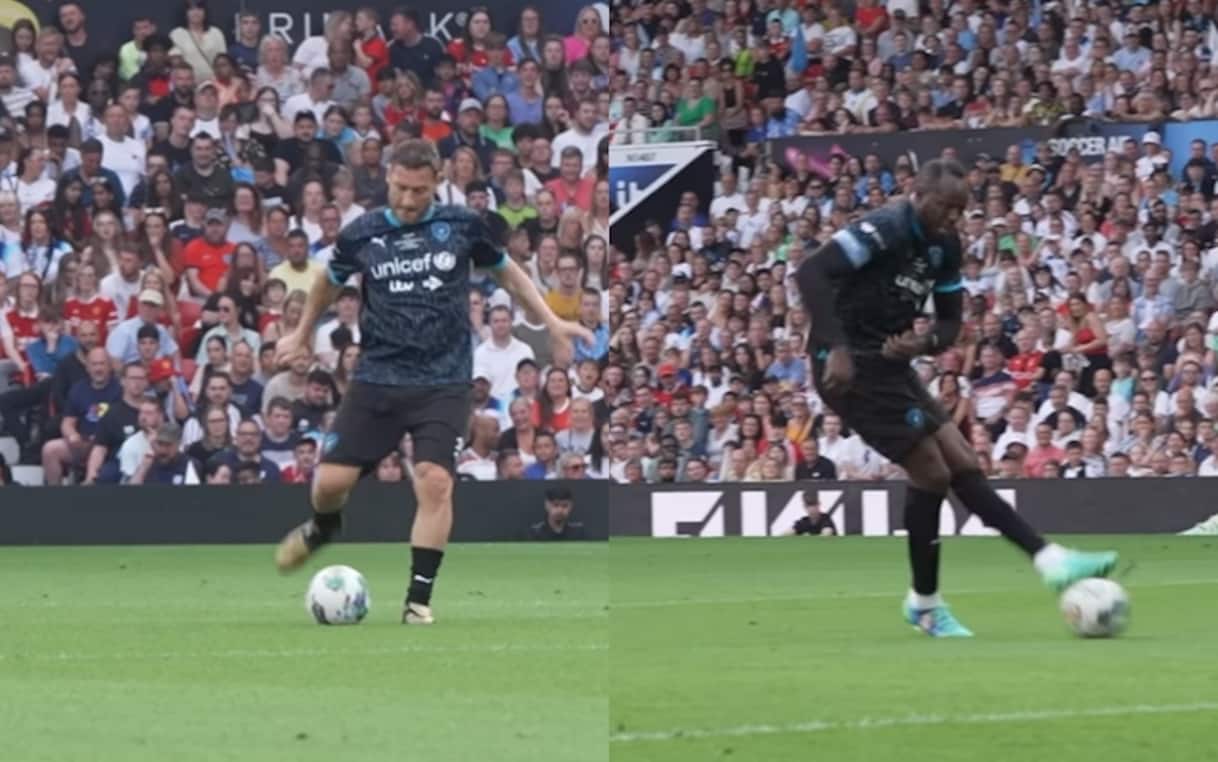 Totti, assist a Bolt per il gol all'Old Trafford è un colpo da maestro ...