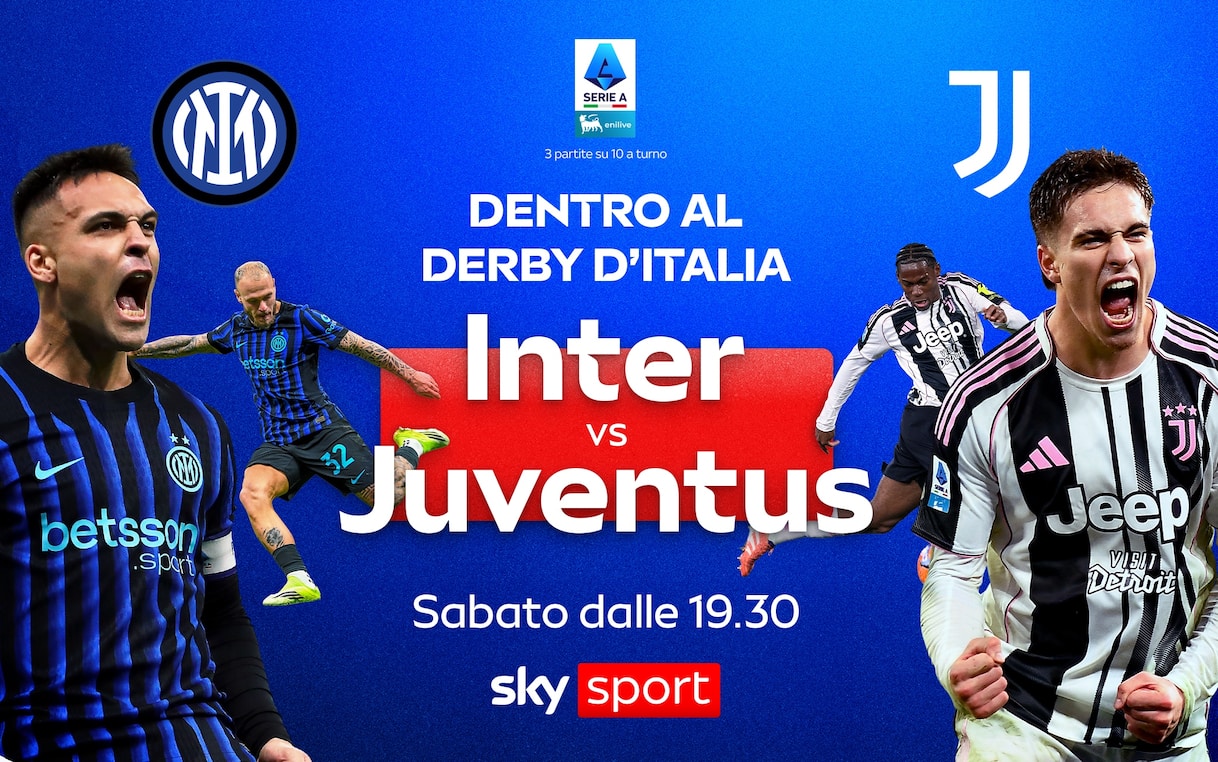 Inter Juve in tv e streaming: dove vedere il derby d'Italia | Sky Sport