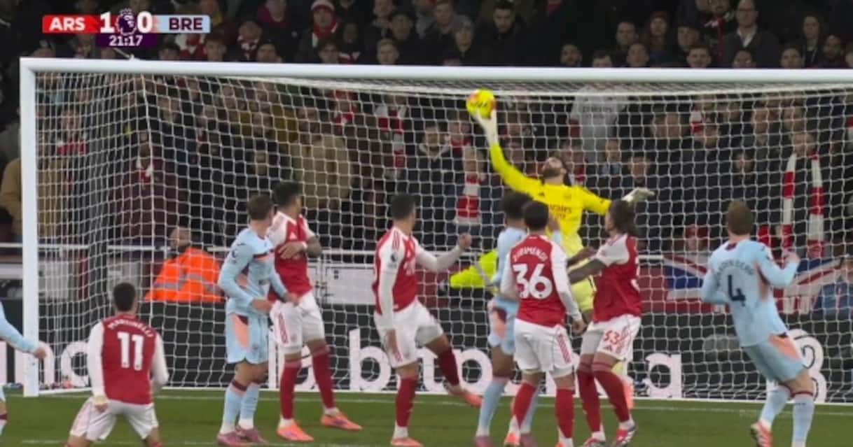 Arsenal Brentford, super parata di Raya. Video | Sky Sport