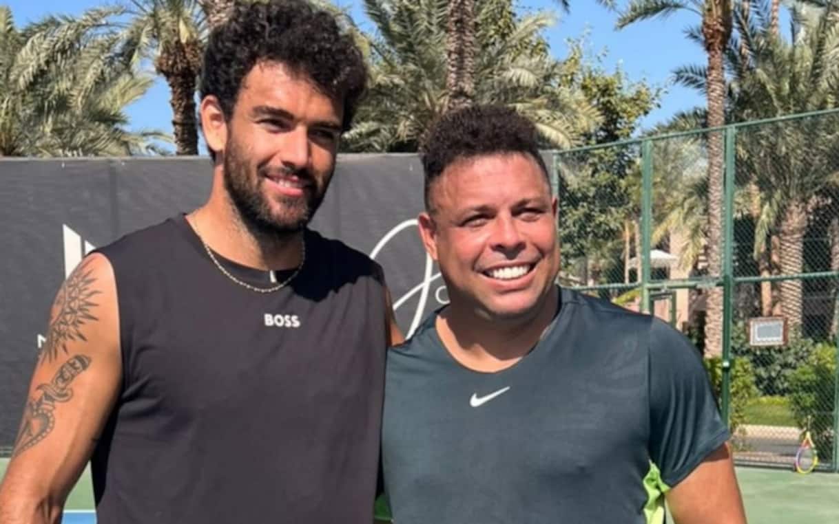 Berrettini e Ronaldo il Fenomeno: lo scatto sui social | Sky Sport