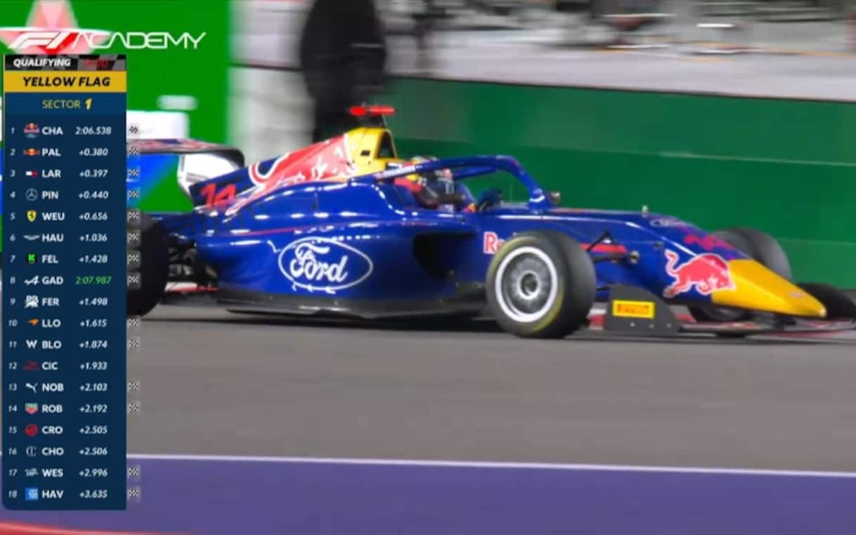 F1 Academy, pole Chambers a Las Vegas. Pin 4^, Weug 5^ | Sky Sport