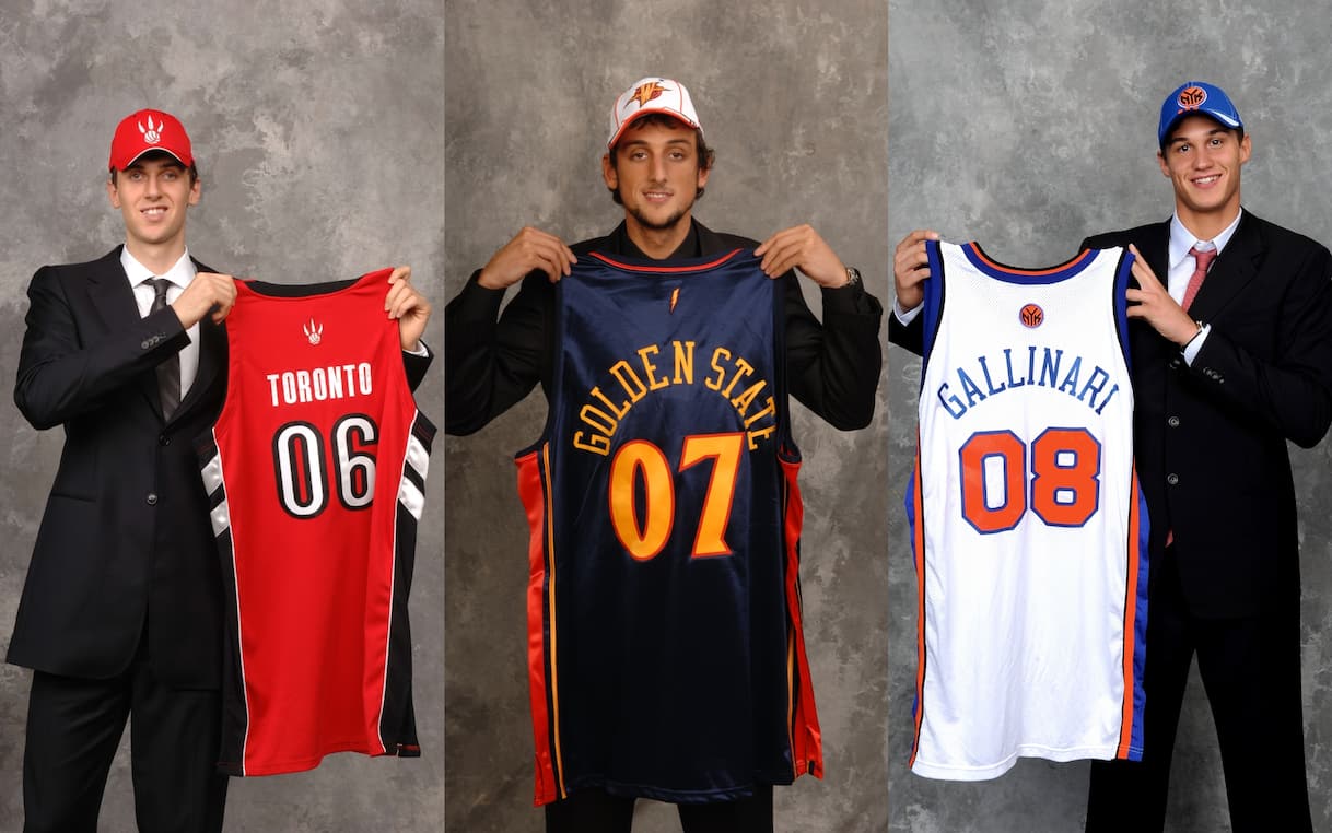 NBA, tutti gli italiani scelti al Draft nella storia e quelli che hanno ...