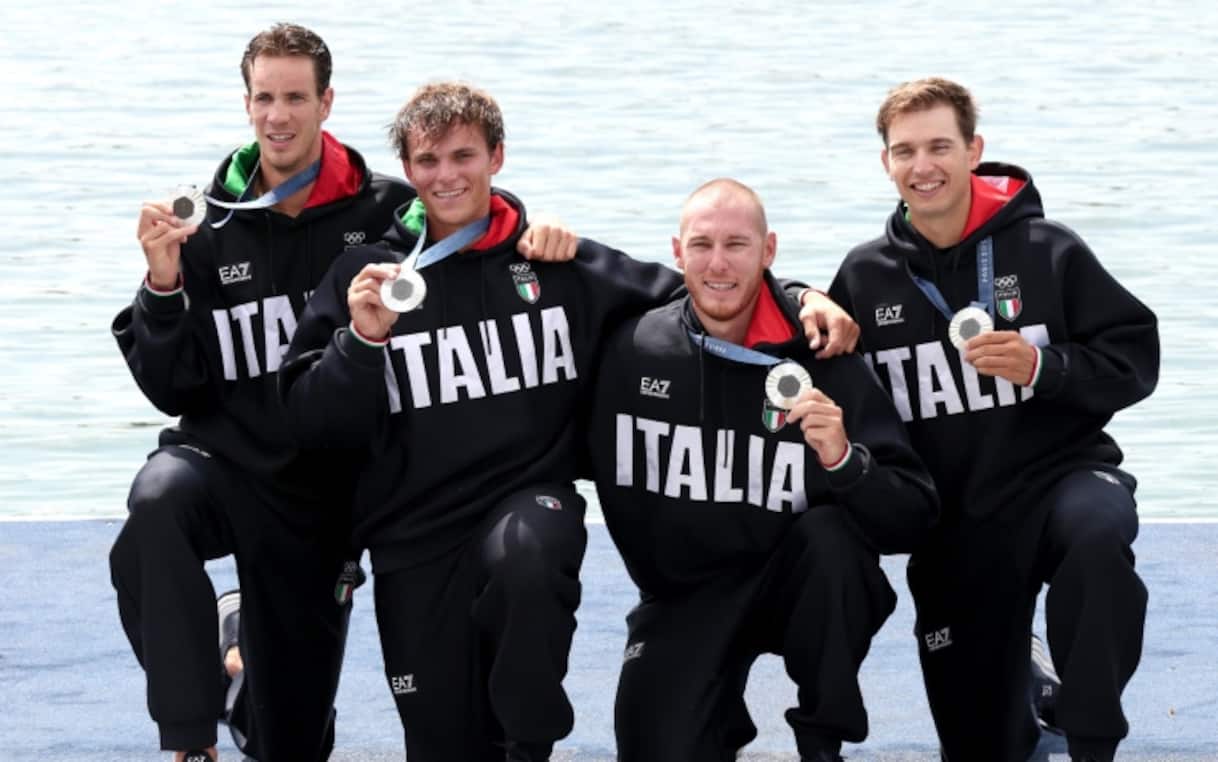 Canottaggio, Italia argento nel quattro di coppia alle Olimpiadi 2024 ...
