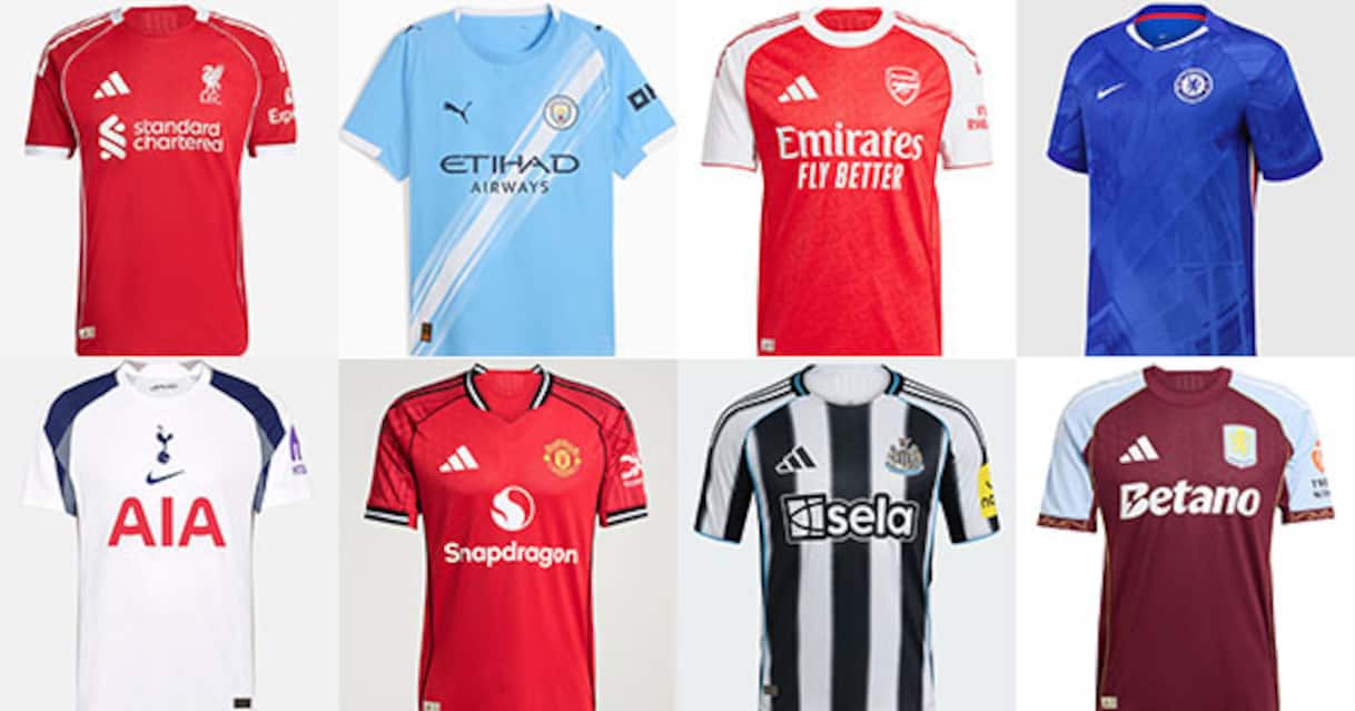 Premier League, tutte le maglie ufficiali del campionato 2025 2026 ...