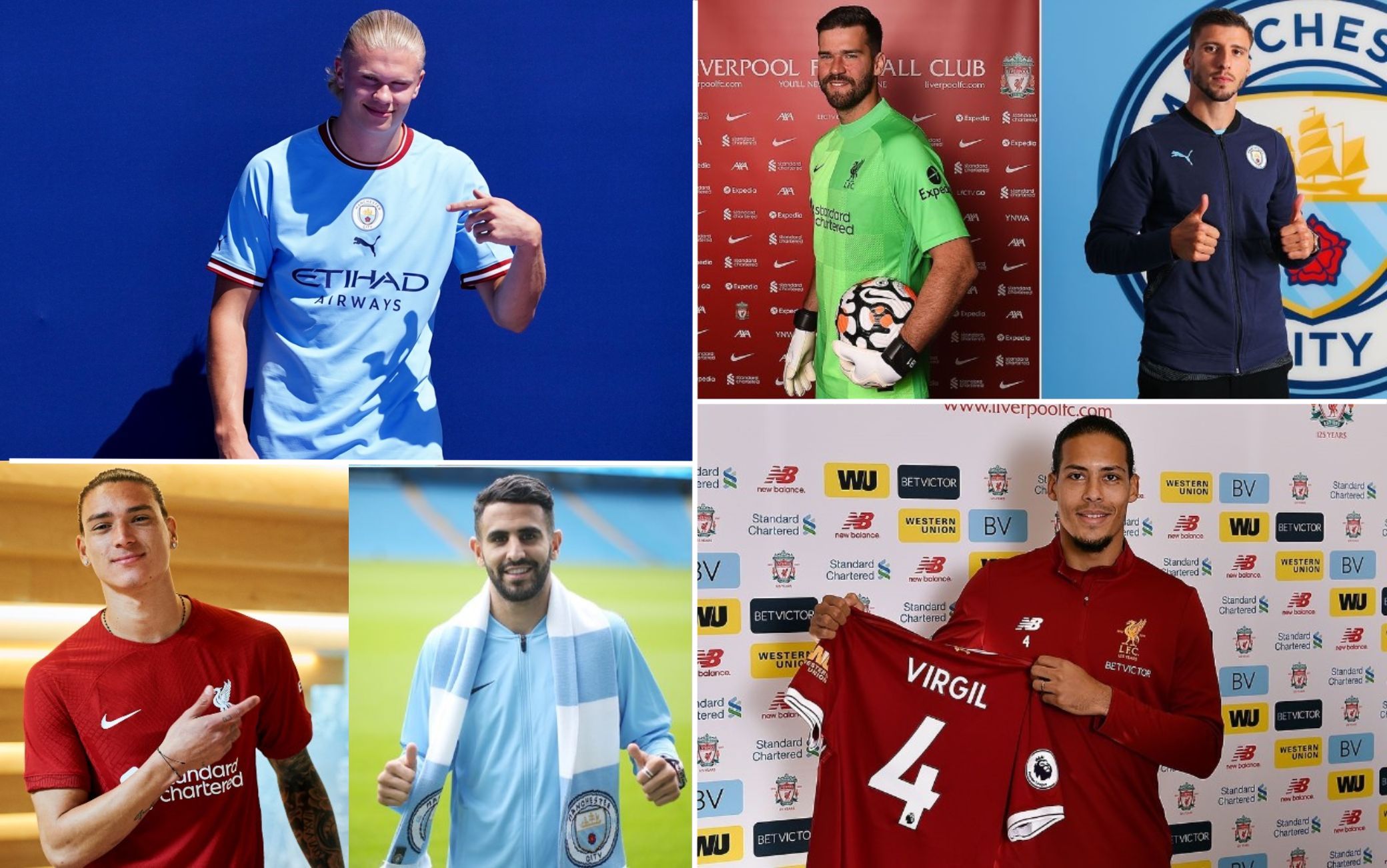 Liverpool e Manchester City, gli acquisti di calciomercato dell'era ...